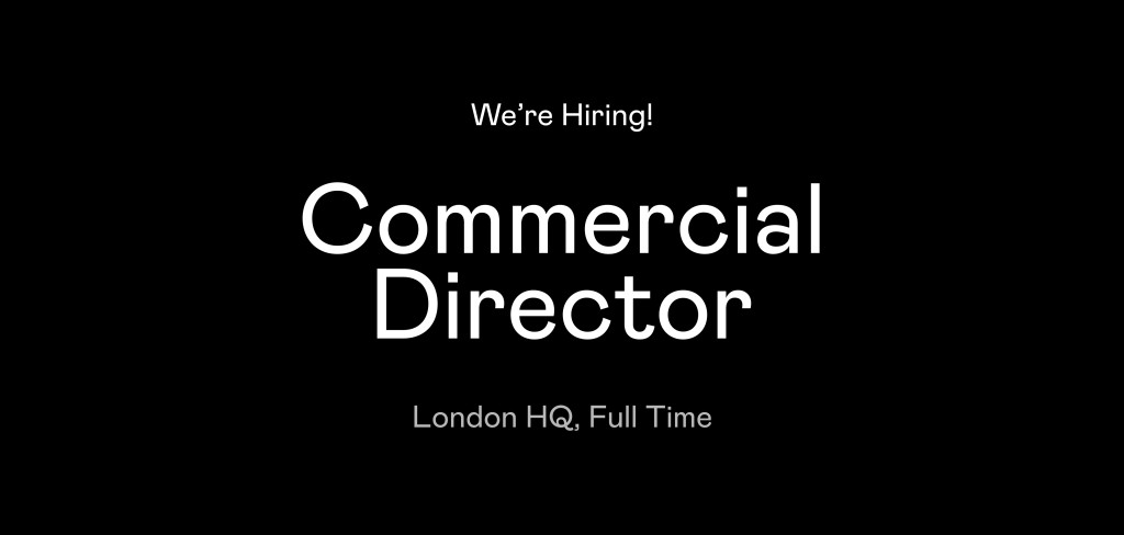 We’re hiring: Commercial Director — DLMDD